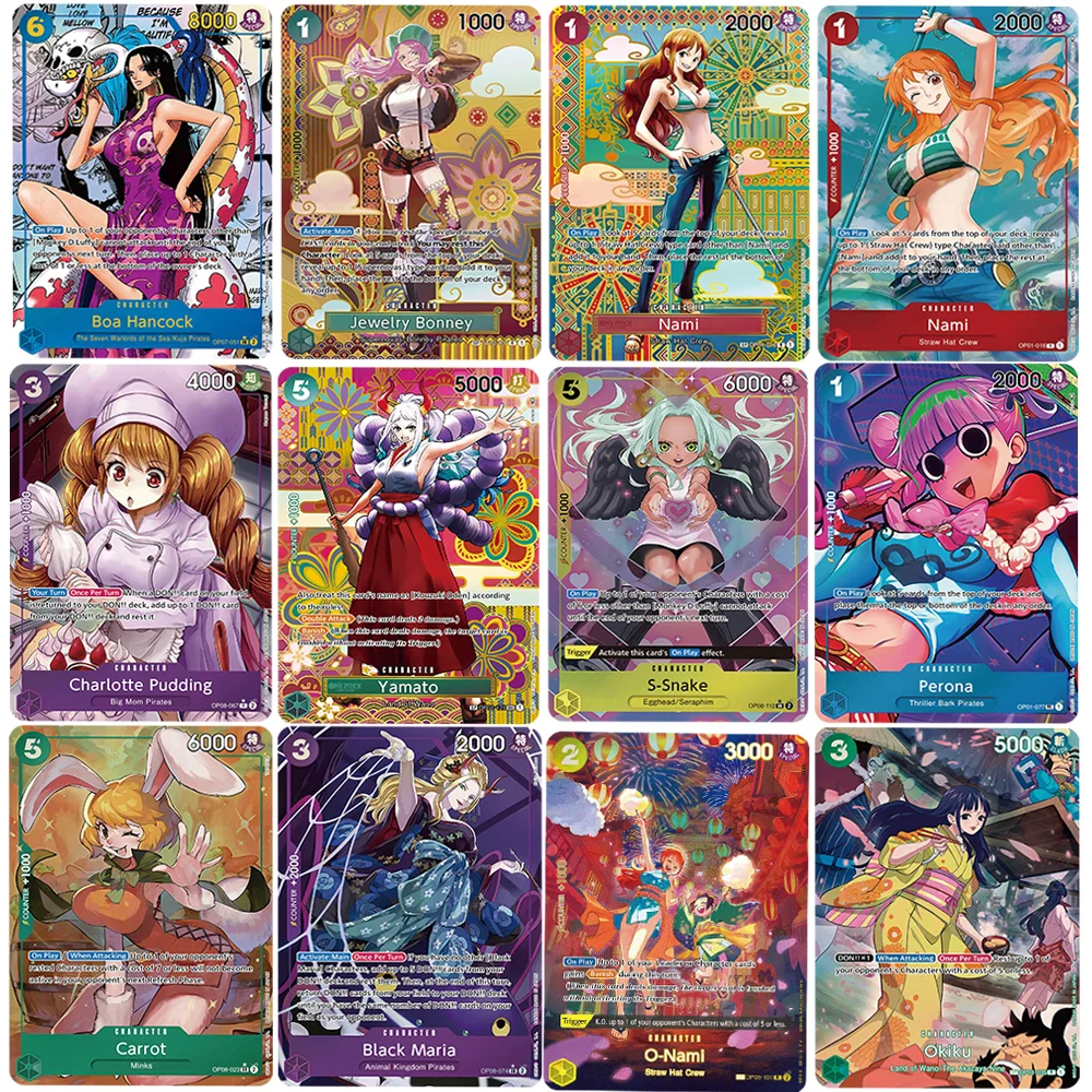 English Version Anime One Piece OPCG Card Nami Straw Hat Crew/Yamato ...