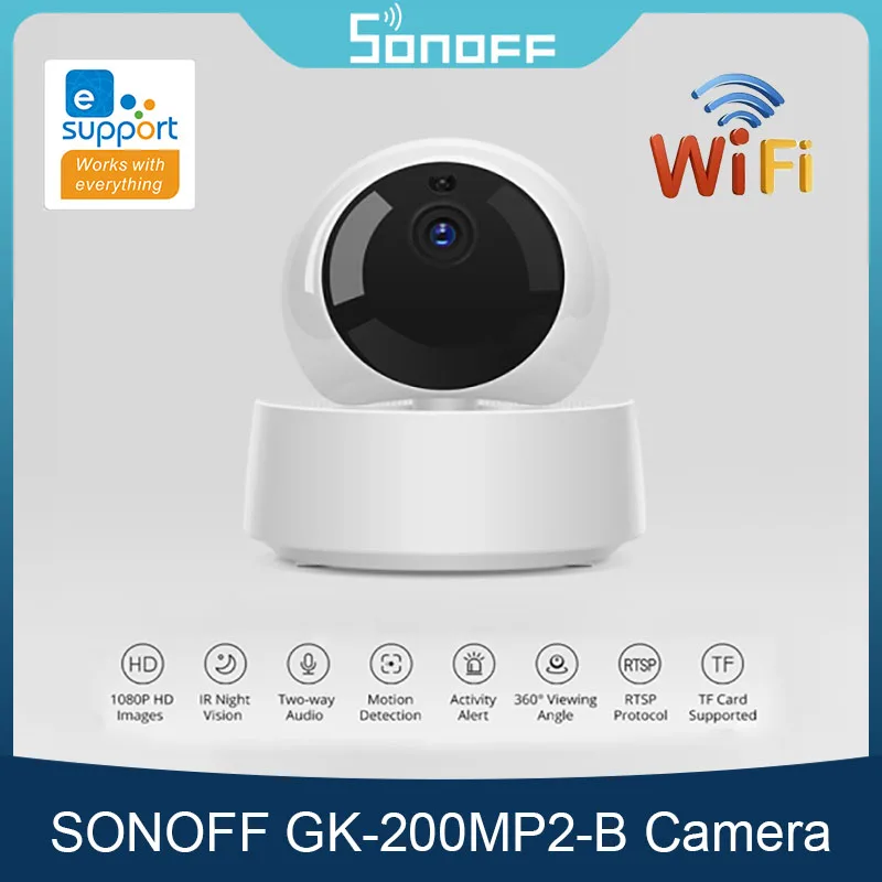 SONOFF GK-200MP2-B 1080P HD Mini Wifi Camera Smart Wireless IP Camera ...