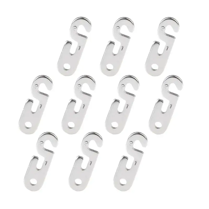 10PCS-Adjustable-Camping-Tent-Cord-Rope-Buckle-S-Type-Tensioners ...