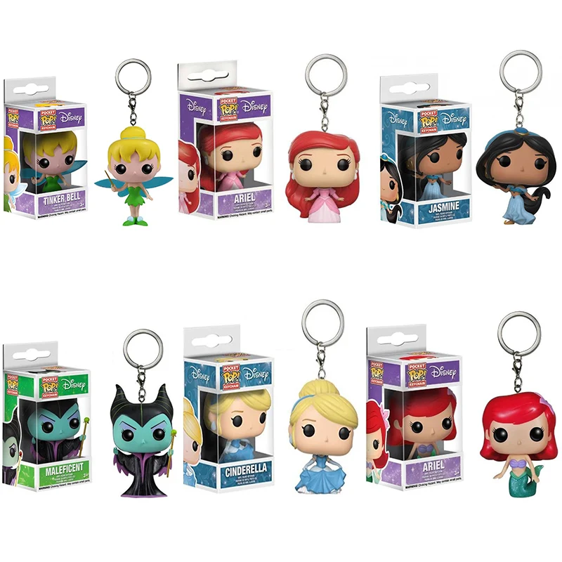 Funko-POP-Bolso-Princesa-Ariel-Keychain-para-Crian-as-Action-Figure ...