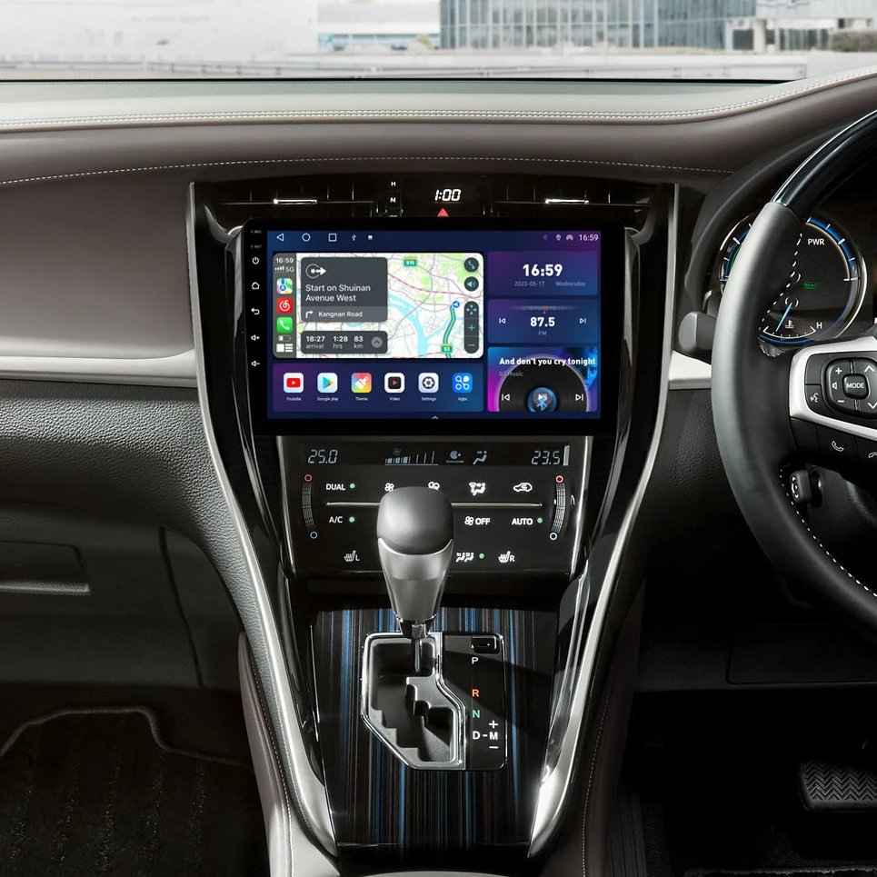 QLED-1280-720P-8Core-8-128G-GPS-Android-Car-radio-For-Toyota-Harrier ...