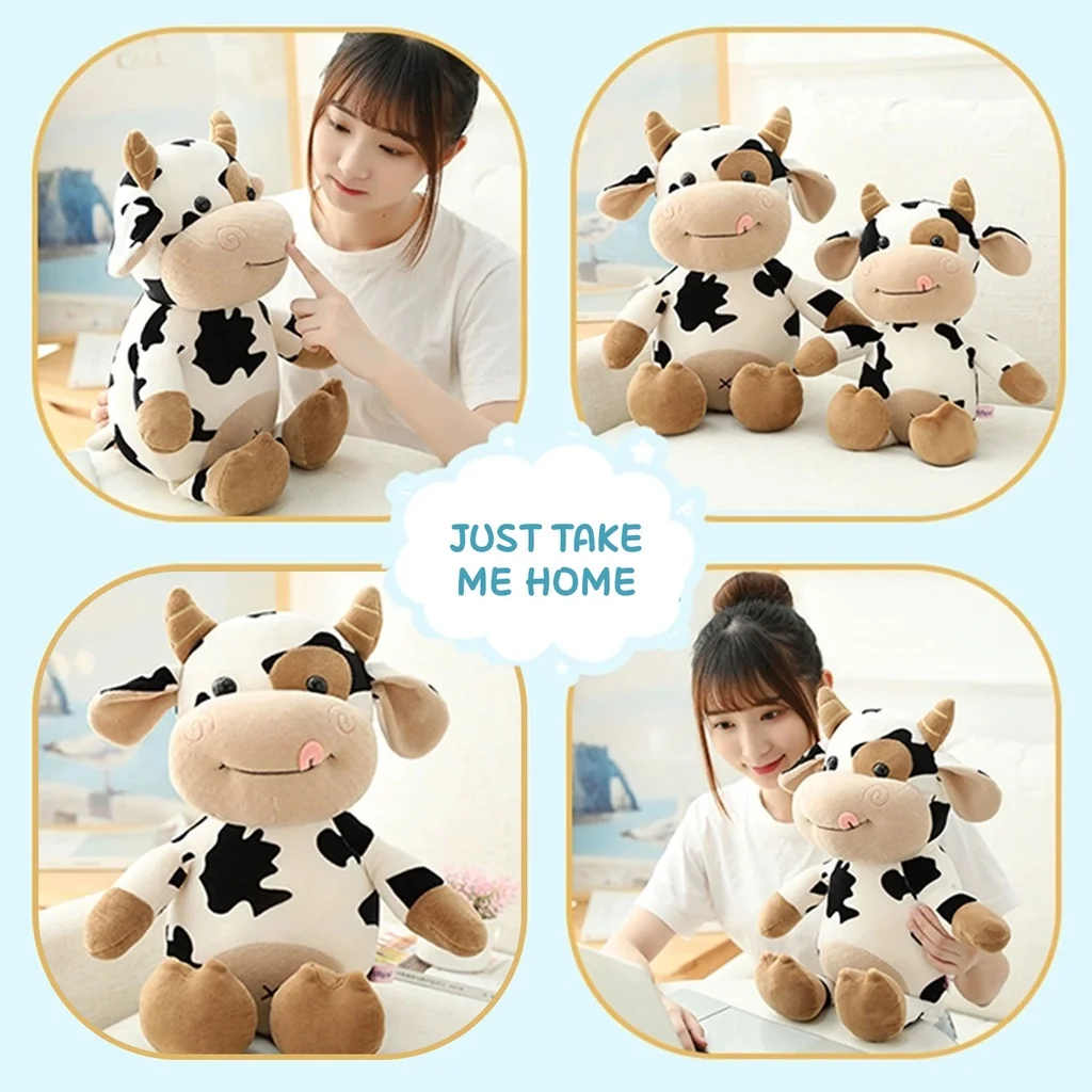 Small-Cow-Plush-Toy-25-35cm-Soft-PP-Cotton-Stuffed-Animal-Cartoon-Doll ...