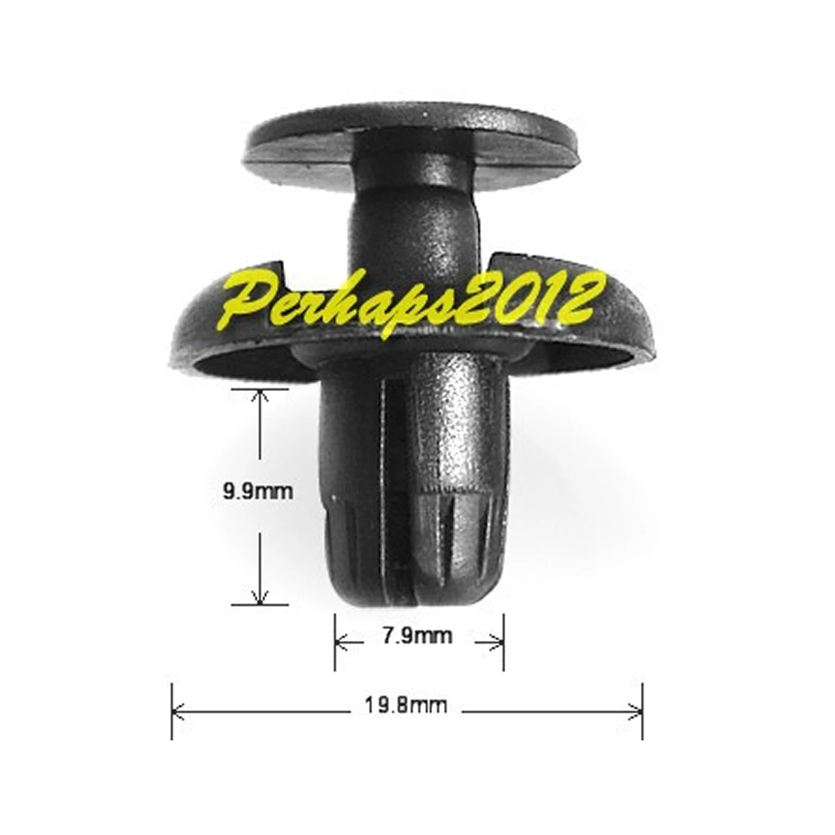 10/100x FORDEL FRONT FENDER PUSH TYPE RETAINERS 91501 S04 003 ...