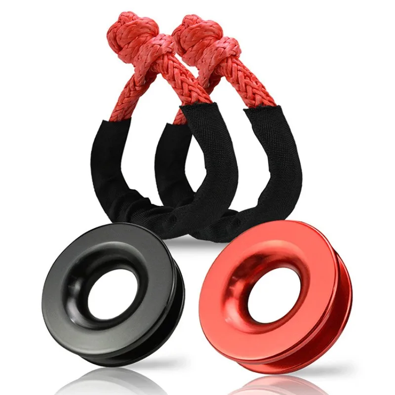 17t-38000lbs-Winch-Rope-Resistant-Synthetic-Soft-Shackle-Recovery-Ring ...