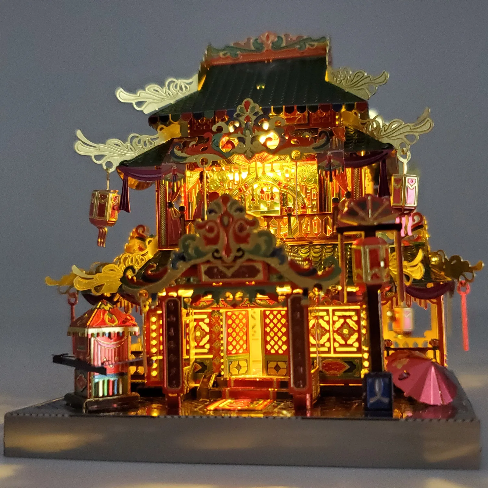 MU-3D-Metal-Model-Kits-Restaurant-Theatrical-Stage-Architecture-DIY ...