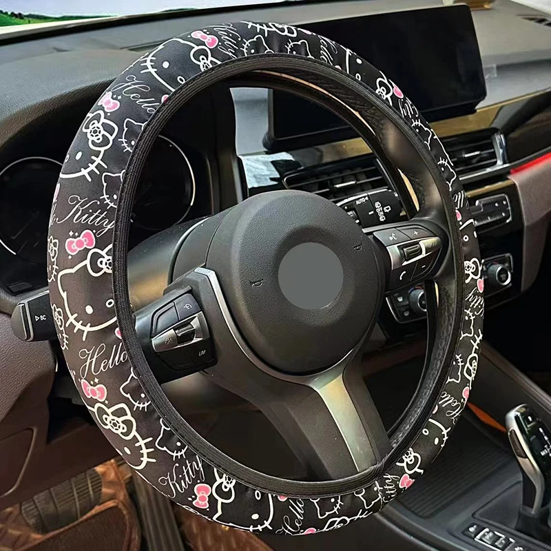 Car Steering Wheel Covers Hello Kitty