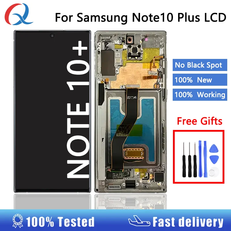 Pantalla-Samsung-galaxy-note-10-plus-lcd-screen-note-10-with-frame ...