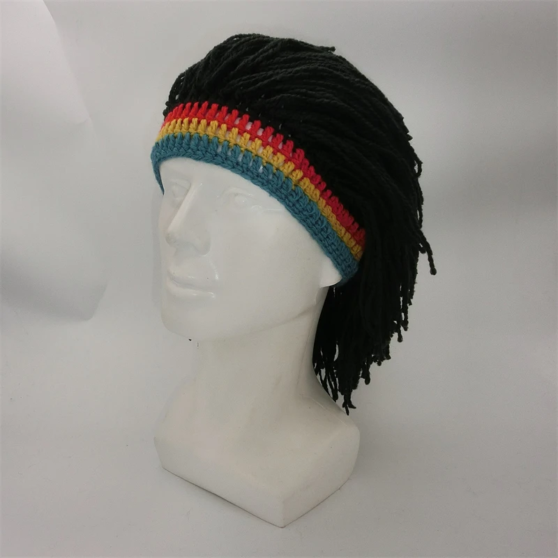 Hot-Cap-Reggae-Dreadlocks-Wig-Cap-Men-Women-Knitted-Beanies-Wig-Braid ...
