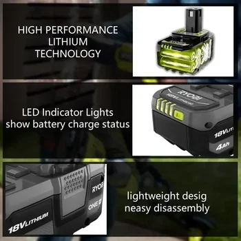 RYOBI ONE+8.0Ah high-performance lithium battery, no memory effect, low ...
