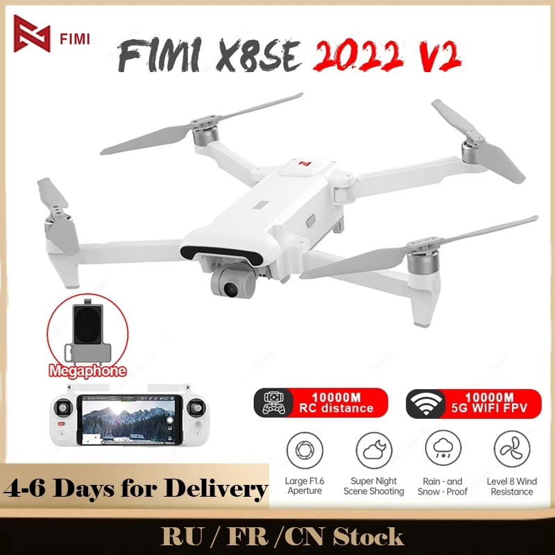 Fimi X8se 2022 V2 Camera Drone 10km 4k Professional Quadcopter Camera ...