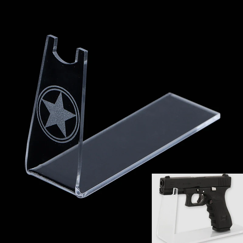 1pcs-Small-Clear-Acrylic-Outdoor-Pistols-Holder-Gun-Model-Showing ...