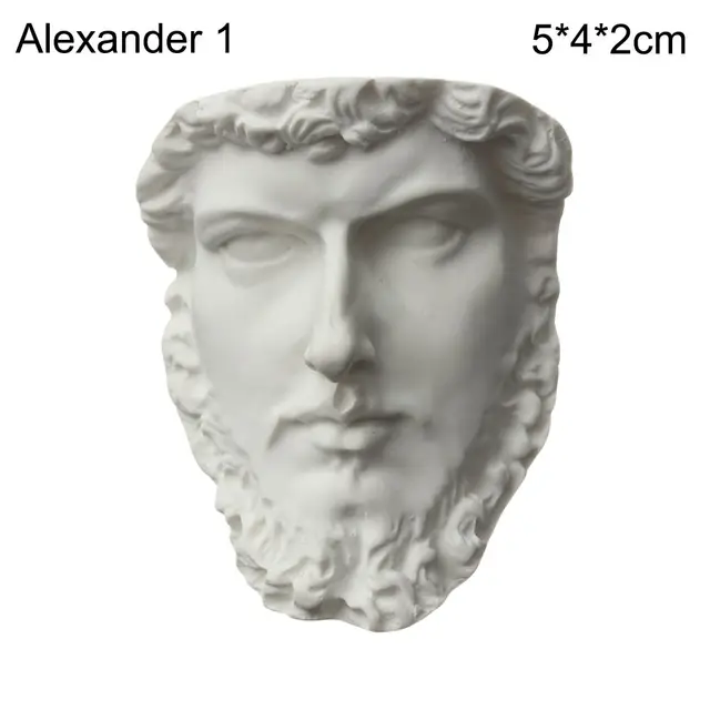 Nordic Style Mini Gypsum Bust Portraits Greek Mythology Plaster Statue ...