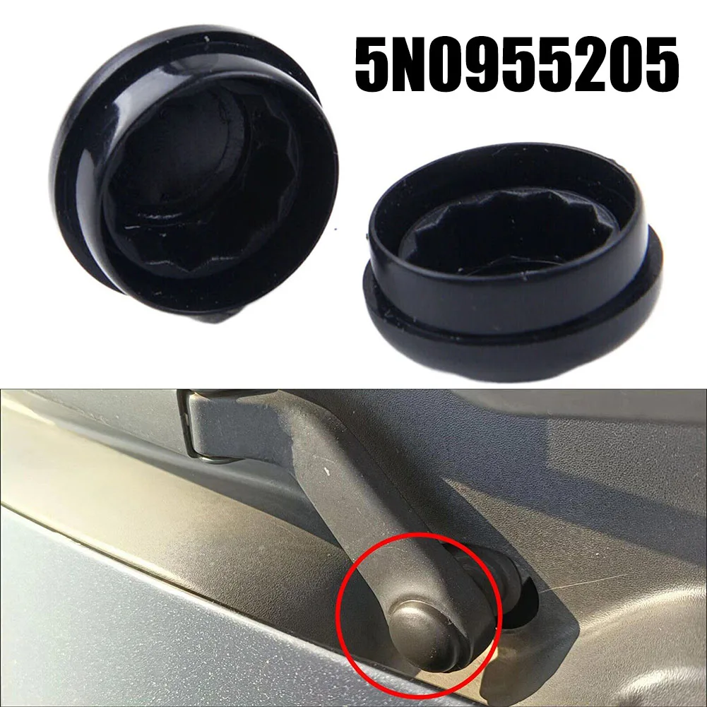 2Pcs Front Windshield Wiper Arms Nut Cap Cover Bolt ABS Plastic ...