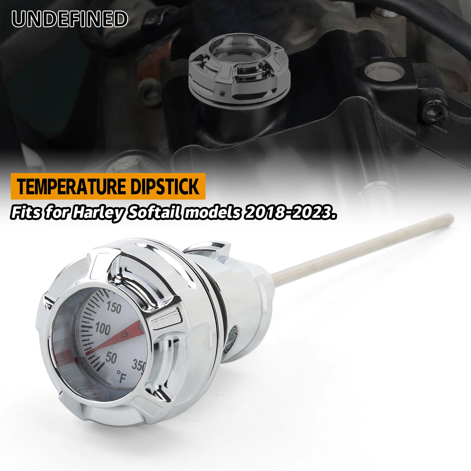 Motorcycle-Aluminum-Oil-Temperature-Dipstick-For-Harley-Softail-Slim ...