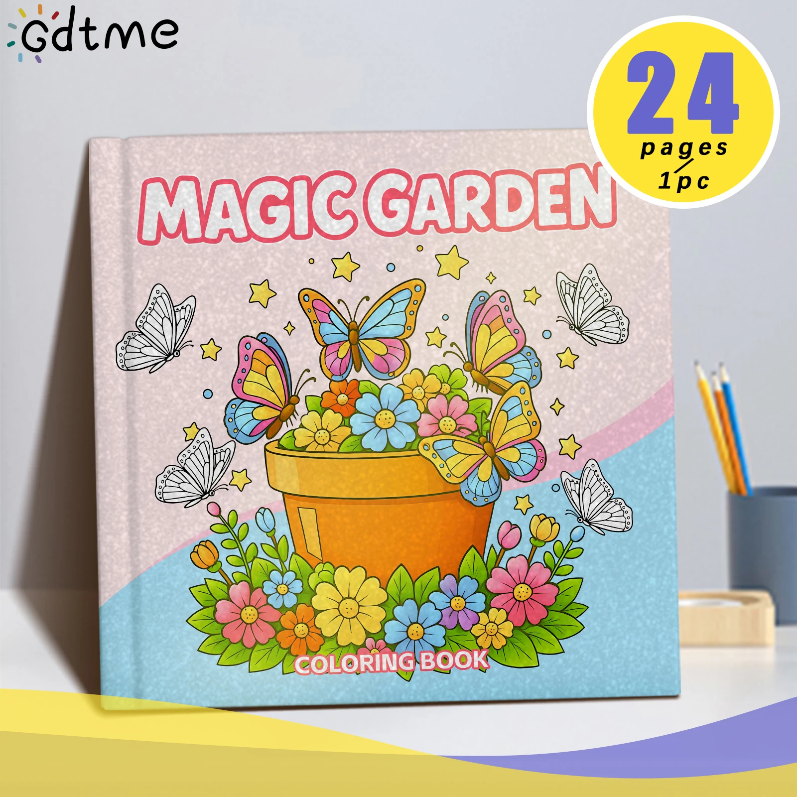 MAGIC GARDEN Coloring Book for Adults - Bold & Easy Cute Patterns ...