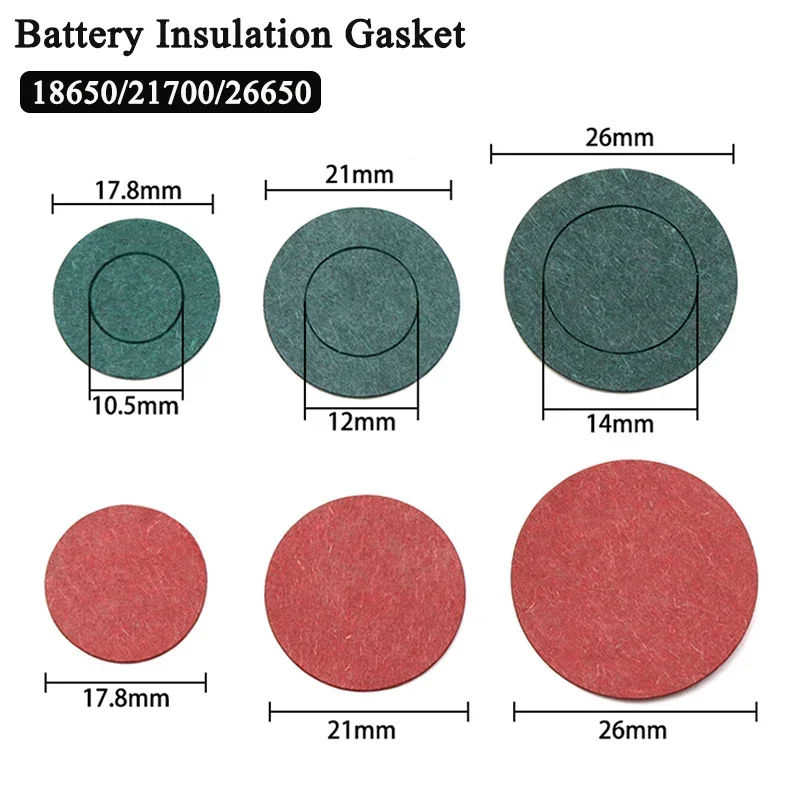 25-5000Pcs-Li-ion-Battery-Insulation-Gasket-Pack-18650-21700-26650-Cell ...