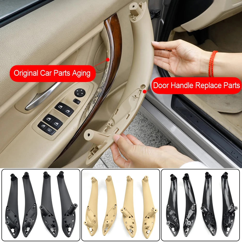 Inner-Doors-Handle-Pull-Trim-Cover-Car-Accessories-For-BMW-3-Series ...