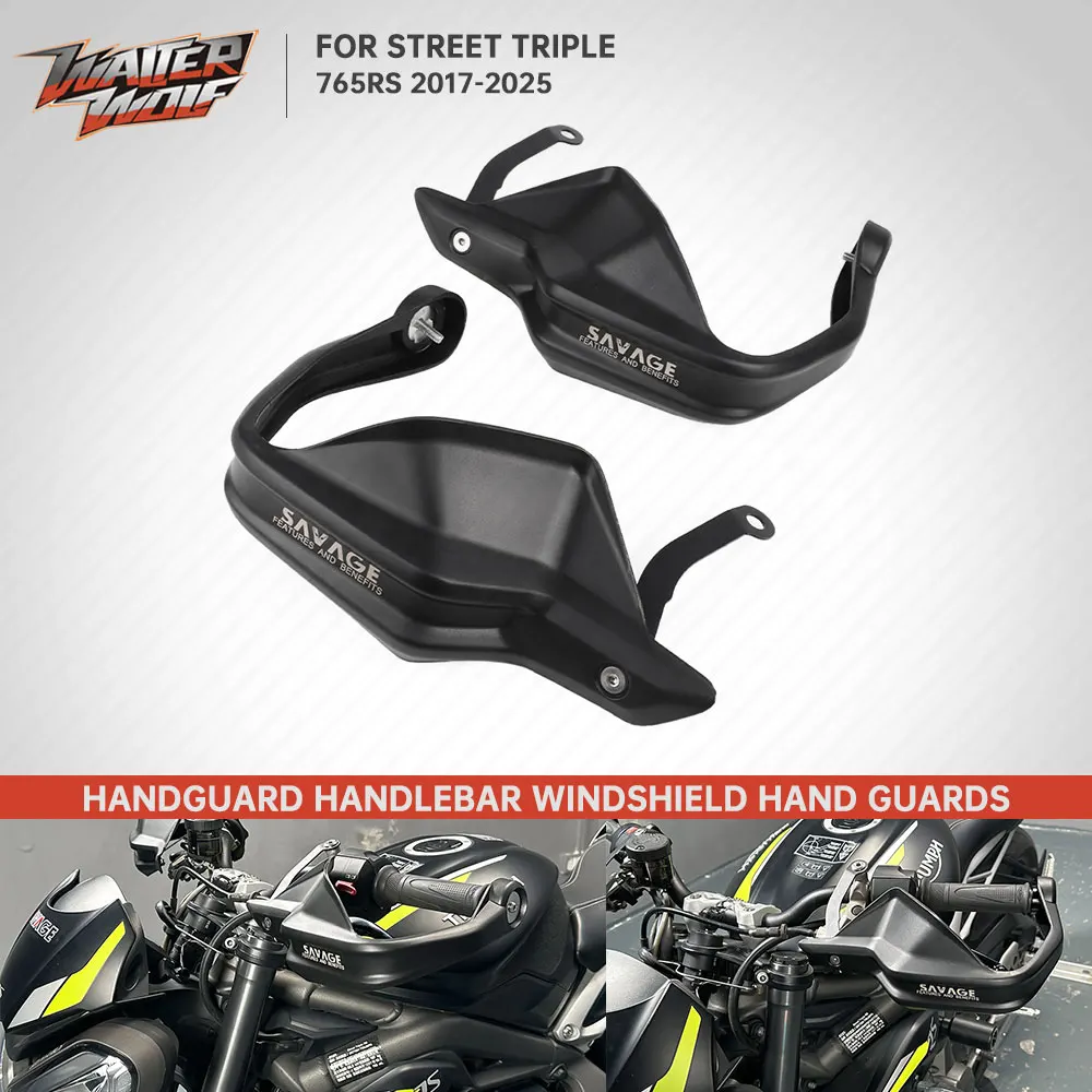 For Street Triple 765 RS 765RS 2017-2025 Motorcycle Handlebar Handguard ...
