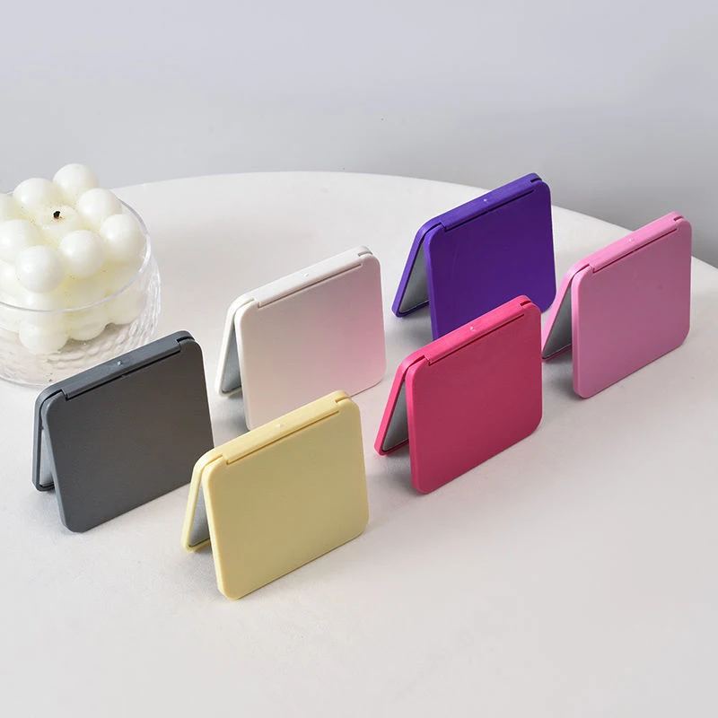 2-Face-Makeup-Mirror-Square-Portable-Cute-Girl-S-Gift-Hand-Mini-Mirror ...