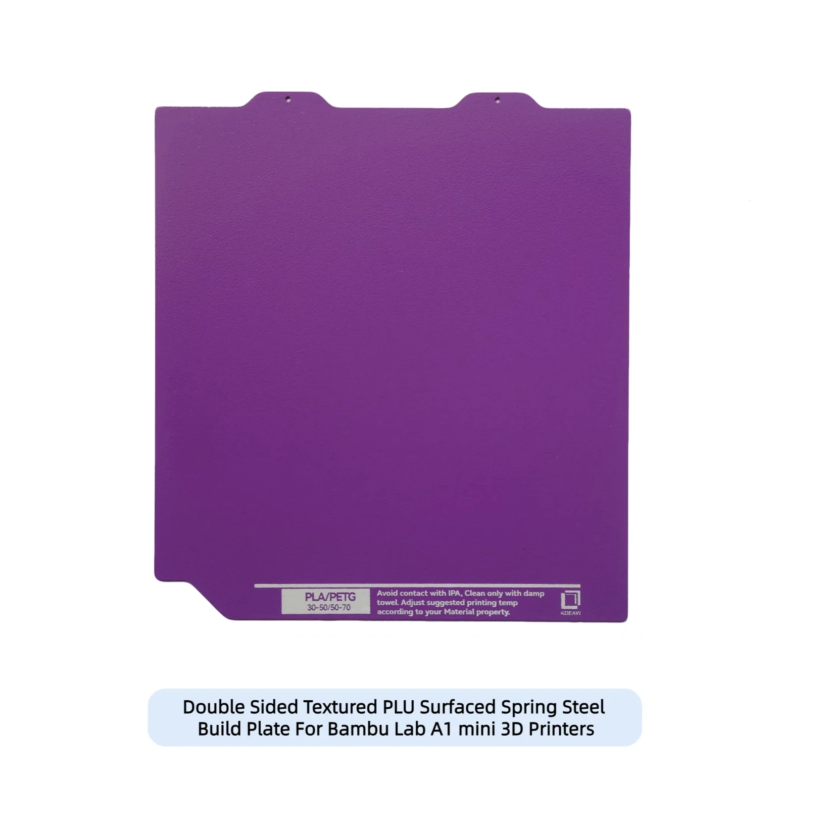 184x184mm for A1 mini Double Sided Textured 3D Printer Build Plate ...