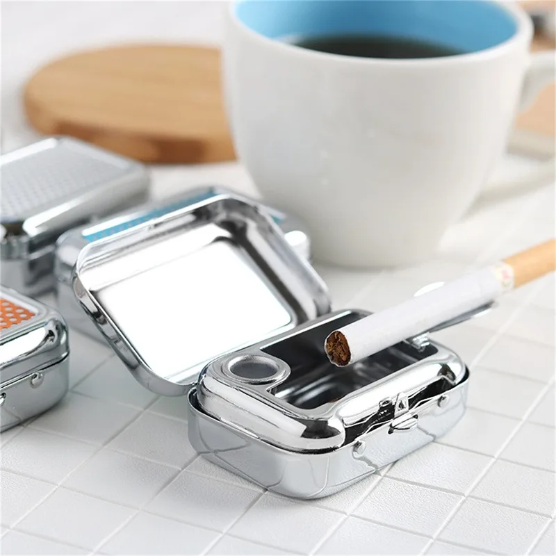 Outdoor-Mini-Portable-Metal-Cigarette-Ashtray-Fashion-Ashtray-With ...