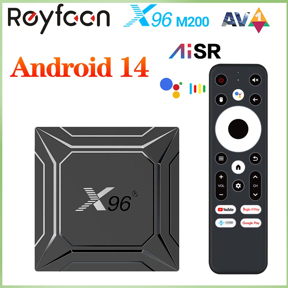 X96 M200 TV Box Android14 Amlogic S905X5M(S905A) Quad Core Cortex A55 ...