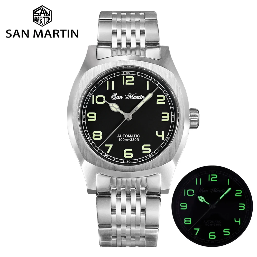 San-Martin-Men-Luxury-Watch-38mm-Original-Design-Square-Vintage-Sports ...