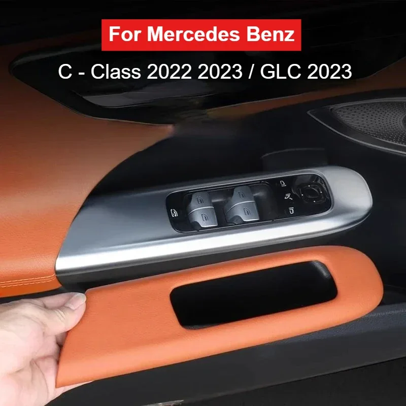 For-Mercedes-Benz-GLC-2023-Car-Window-Panel-Decoration-Frame-C-Class ...