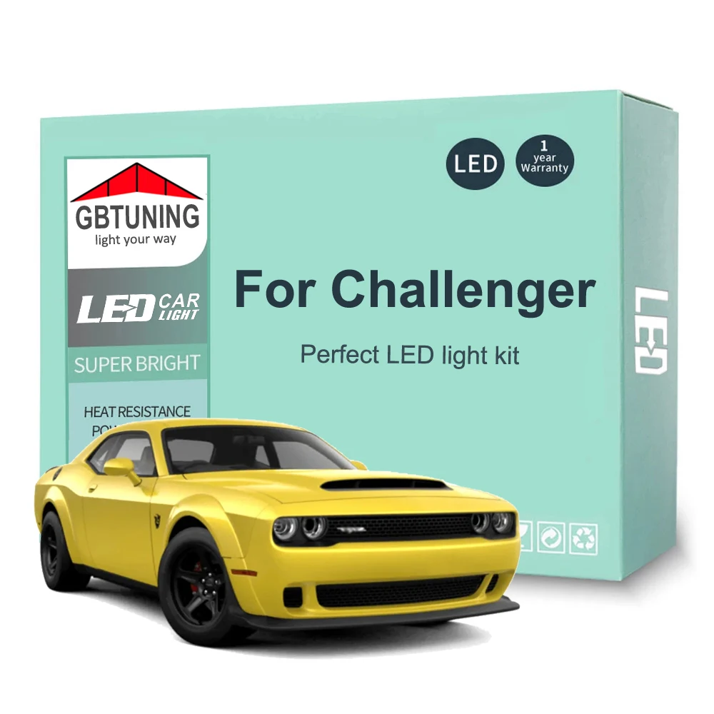 13Pcs-LED-Interior-Light-Bulb-Kit-For-Dodge-Challenger-2008-2016-2017 ...