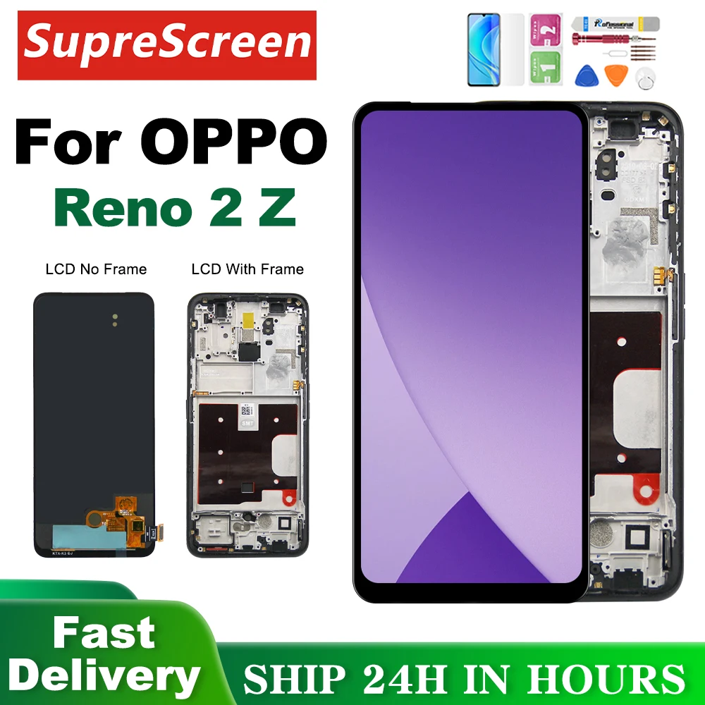 LCD para Oppo reno 2Z 2F LCD PCKM70 PCKT00 pantalla LCD Panel táctil ...