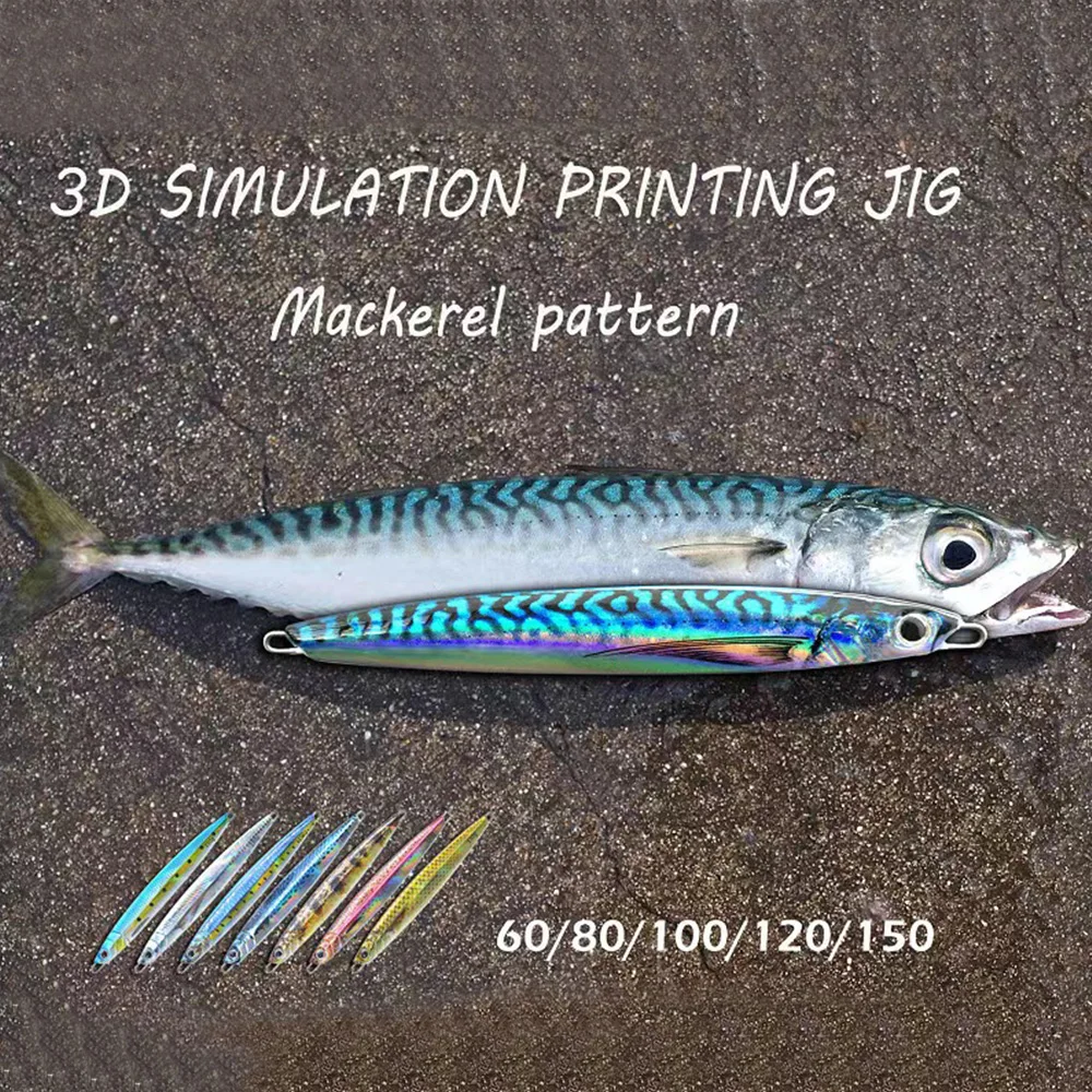 40g60g80g100g120g150g200g-Metal-Jig-3D-Slow-Jig-Shore-Jigging-Tuna-Lure ...