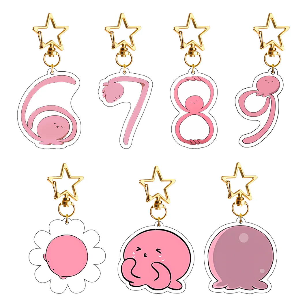 Anime Takopi No Genzai Keychain Kuze Shizuka Acrylic Key Chain Man ...