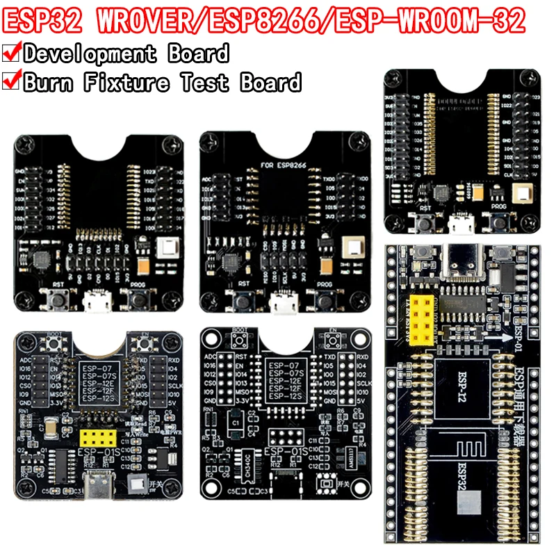 ESP8266-ESP-WROOM-32-ESP32-WROVER-Development-Board-Test-Programmer ...
