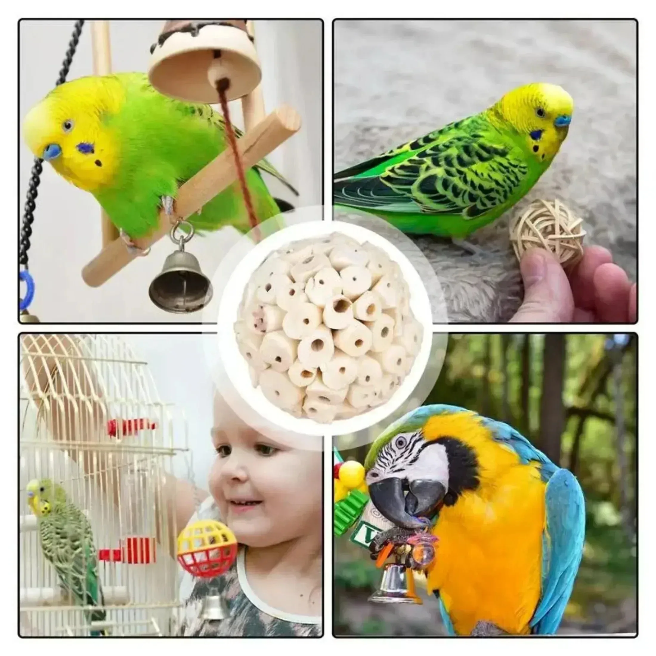 Bird Basketball Hoop Toy Hypeety Pet Bird Parrot Swing - Hanging ...