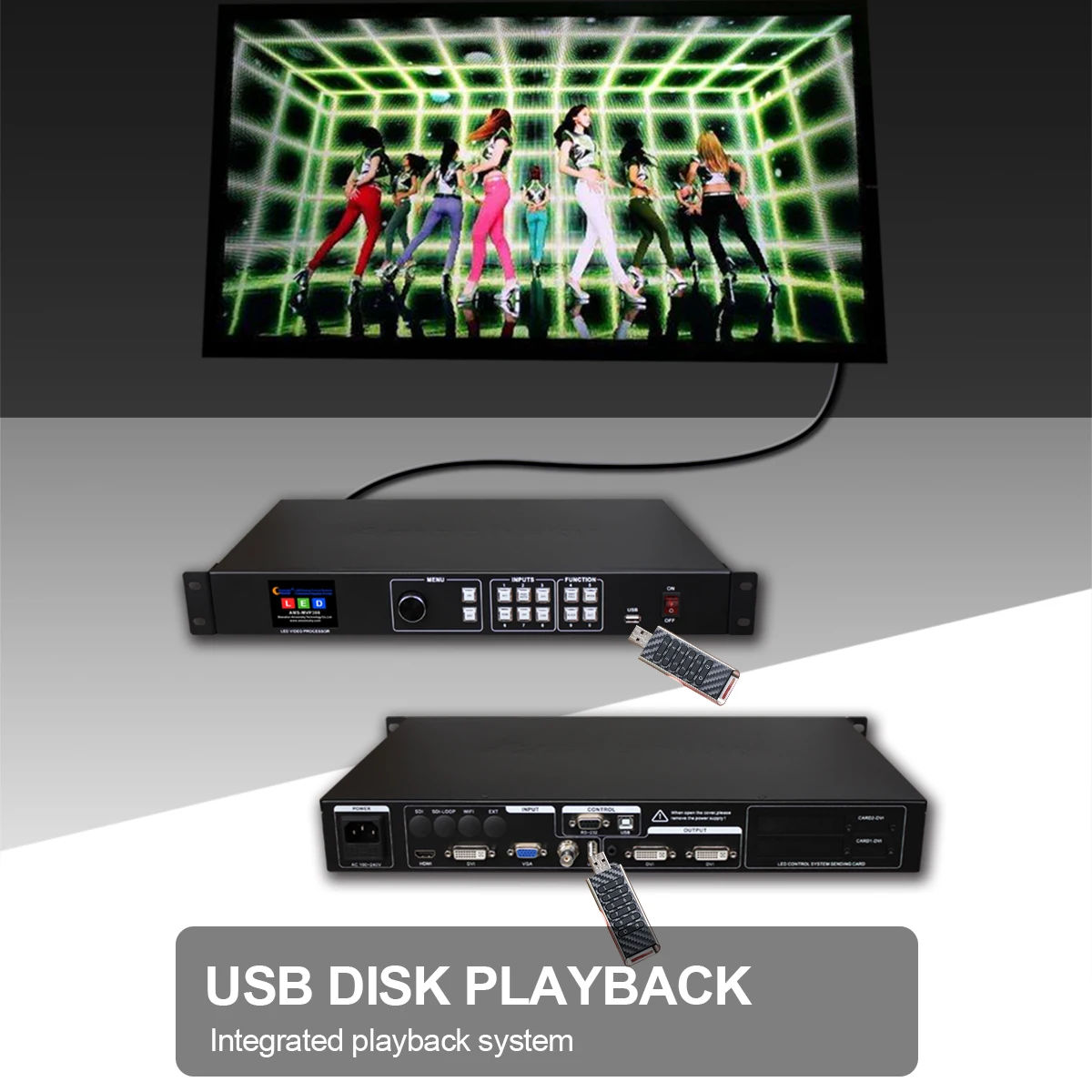 Rental-Video-Wall-LED-Video-Processor-MVP300-Scaler-HD-VGA-DVI-USB ...