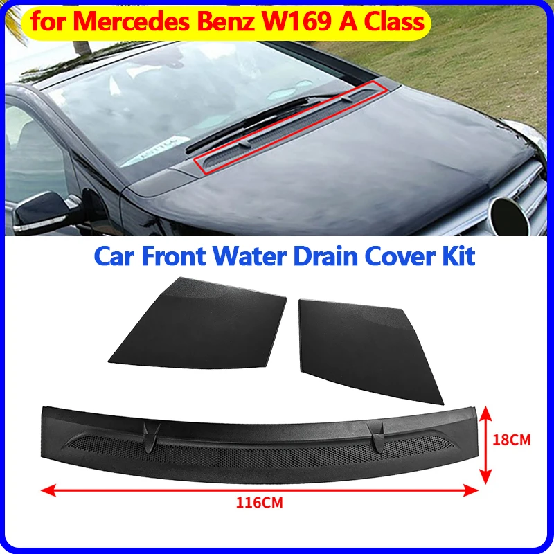 Car Front Windshield Hood Water Drain Cover for Mercedes Benz A Class ...