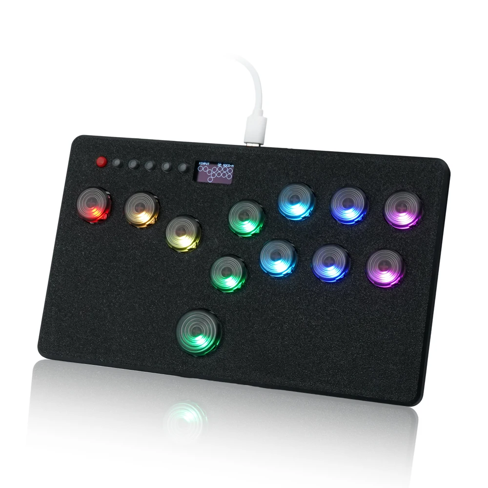 Flatbox-LED-HitBox-Controller-For-PS4-FightStick-HotSwap-Kailh-Switch-Arcade-Joystick-For-PC-PS3 ...
