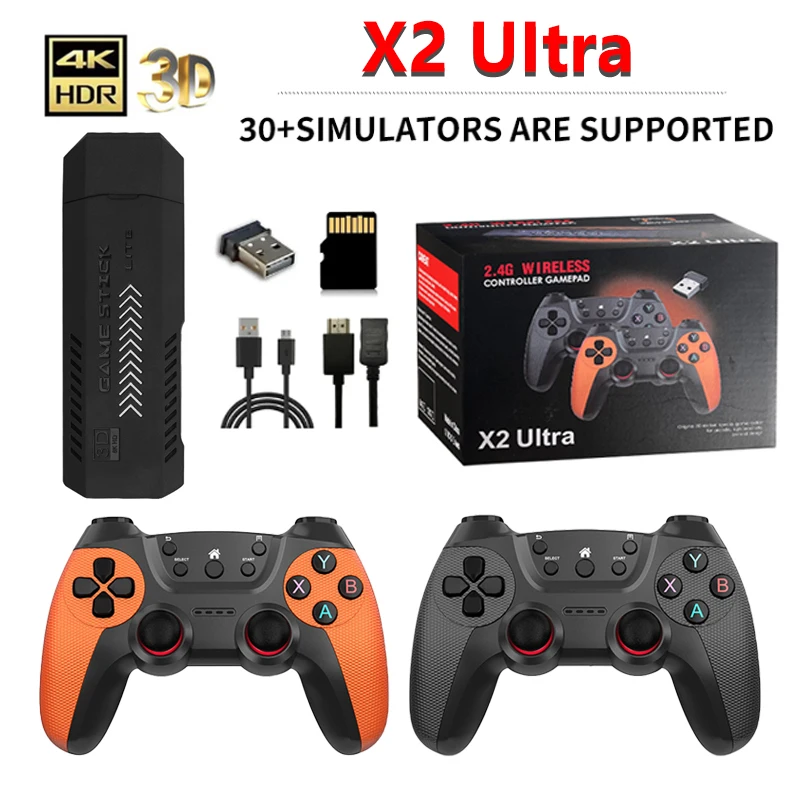 X2-Ultra-consola-Stick-de-videojuegos-mando-inal-mbrico-doble-de-2-4G ...