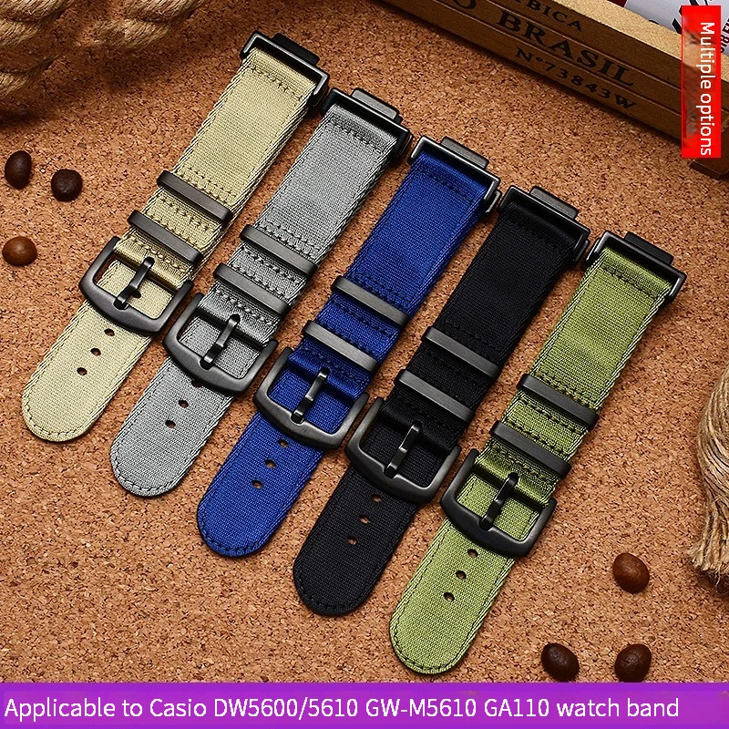 Correa-de-nailon-modificada-para-reloj-Casio-correa-de-lona-para-reloj ...