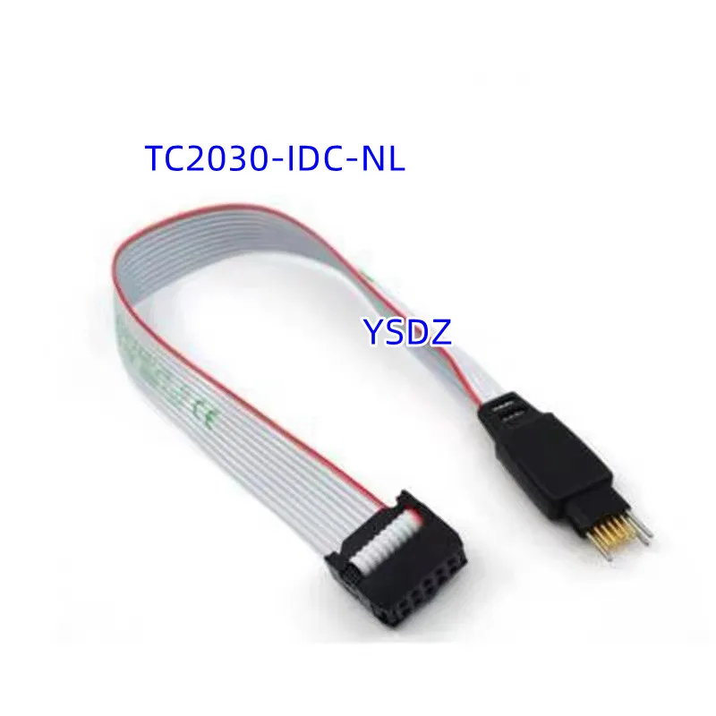 TC2030-IDC-NL-10-6-Pin-Plug-of-Nails-Spring-Pin-Cable-100-New-and ...