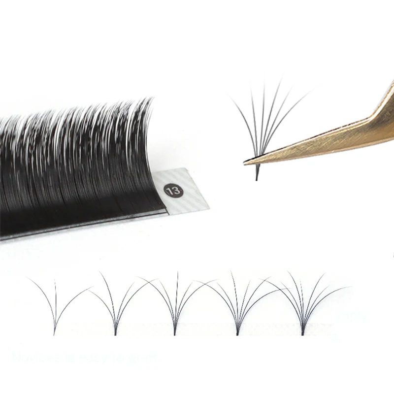 CNKlash Fácil Fan Lash Extensões de Cílios Individuais Cílios Postiços ...