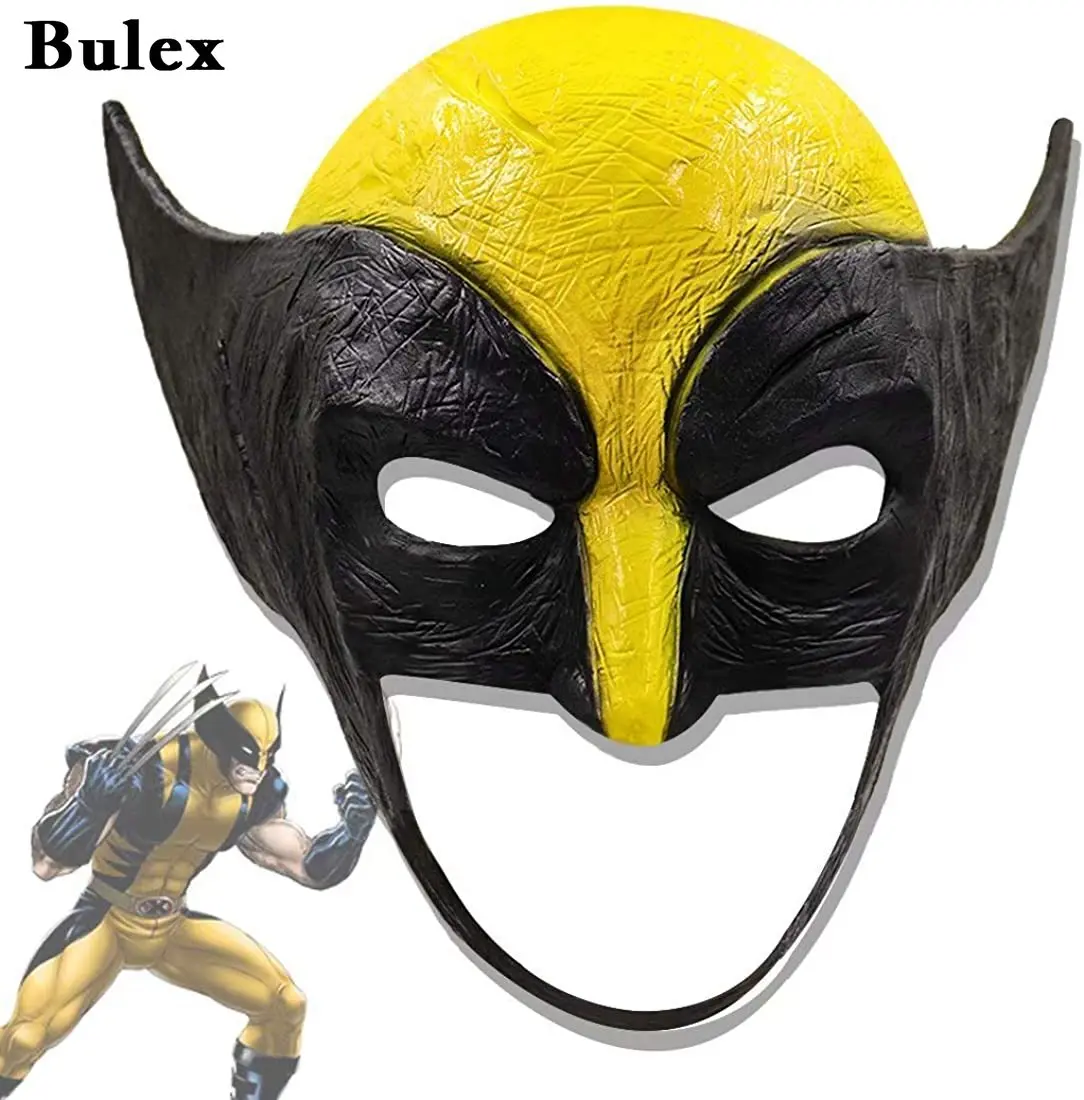 Bulex Wolverine Mask James Howlett Latex Half Face Mask Movie Cosplay ...