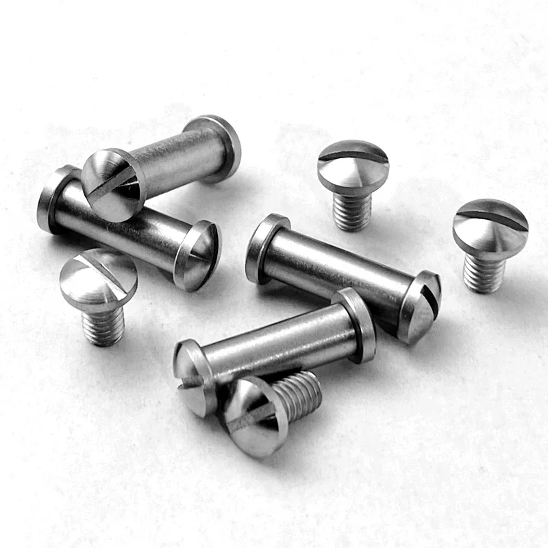 2sets-half-round-head-M4-screw-for-DIY-Knife-handle-parts-Stainless ...