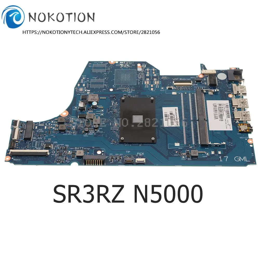 NOKOTION For HP Pavilion 17-BY laptop motherboard SR3RZ N5000 CPU ...
