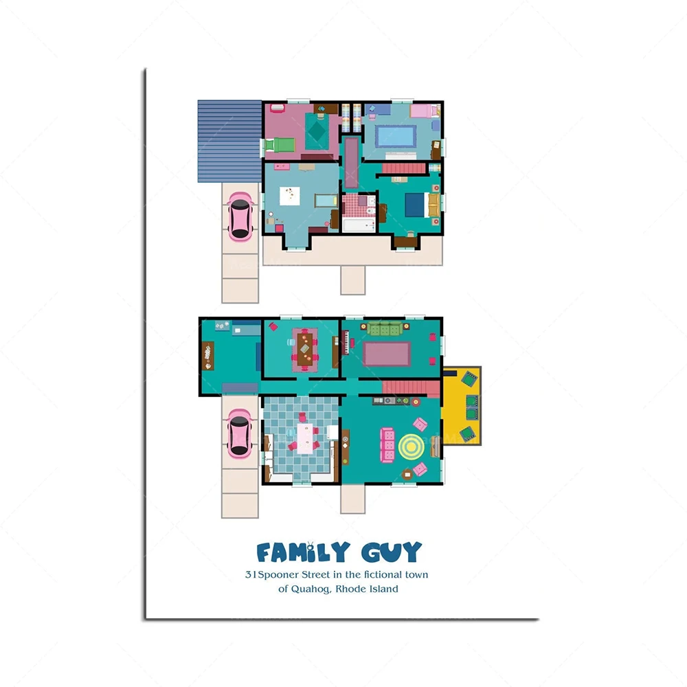 Family Guy Tv Show House Layout