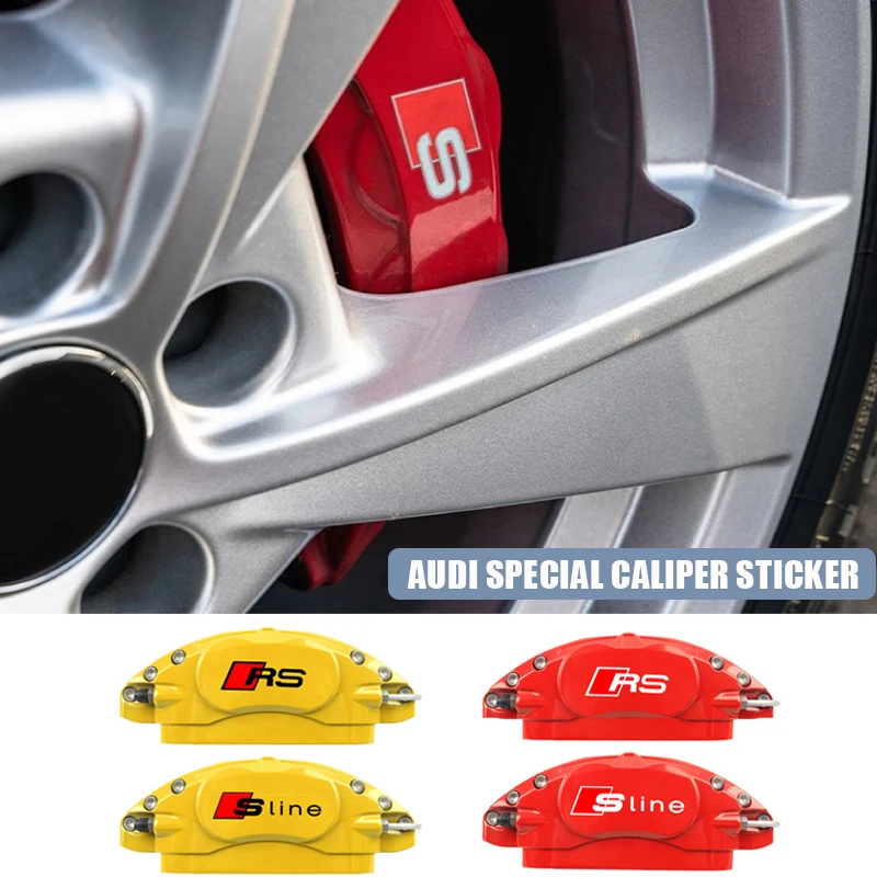 Personalized 6pcs Car Caliper Sticker Heat Resistant Brake Disc Decals ...