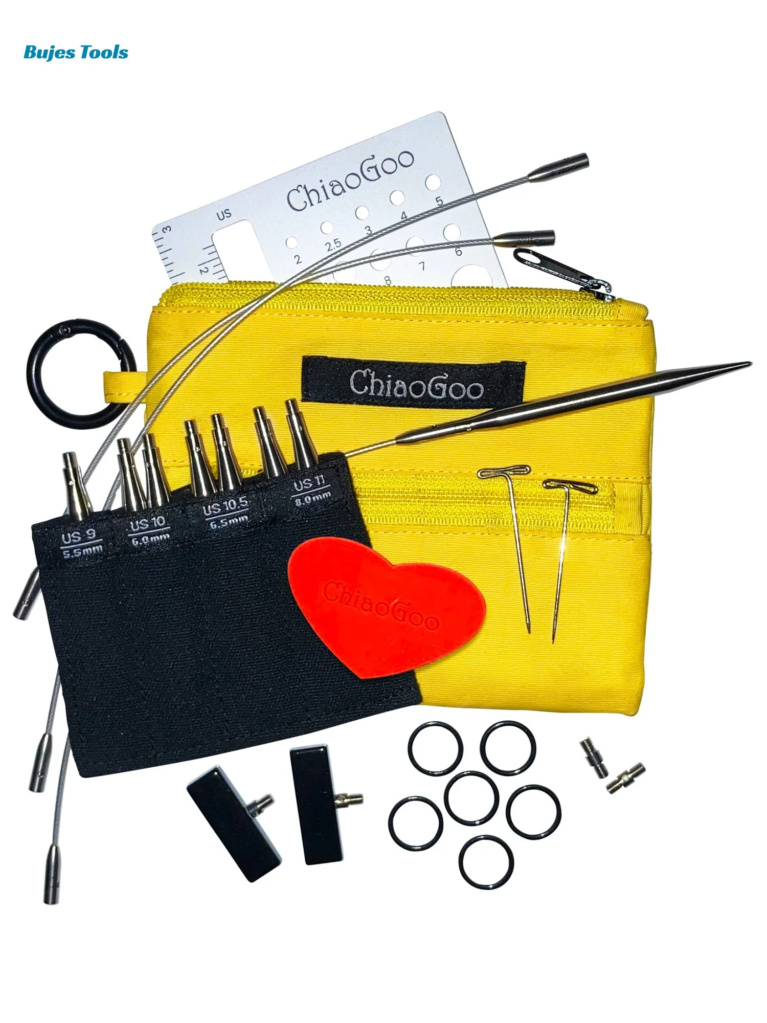 ChiaoGoo Mini Interchangeable Circular Knitting Needle Set ...