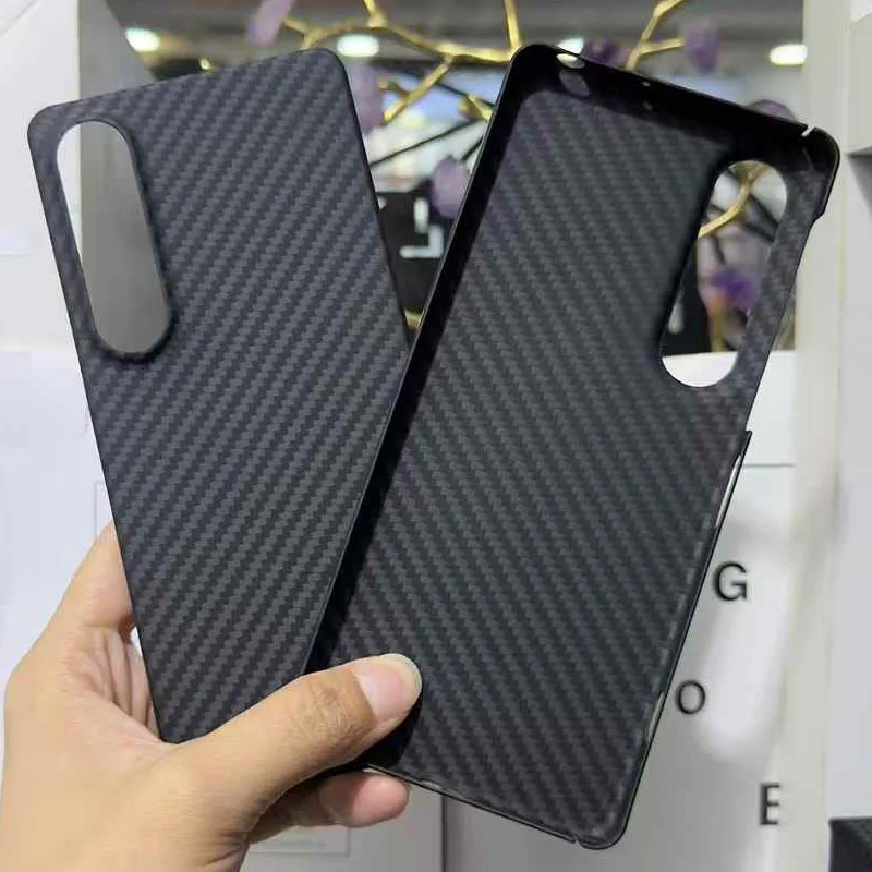 Case for Sony Xperia 1 VII 7th Ultrathin Real Carbon Fiber Aramid Anti ...