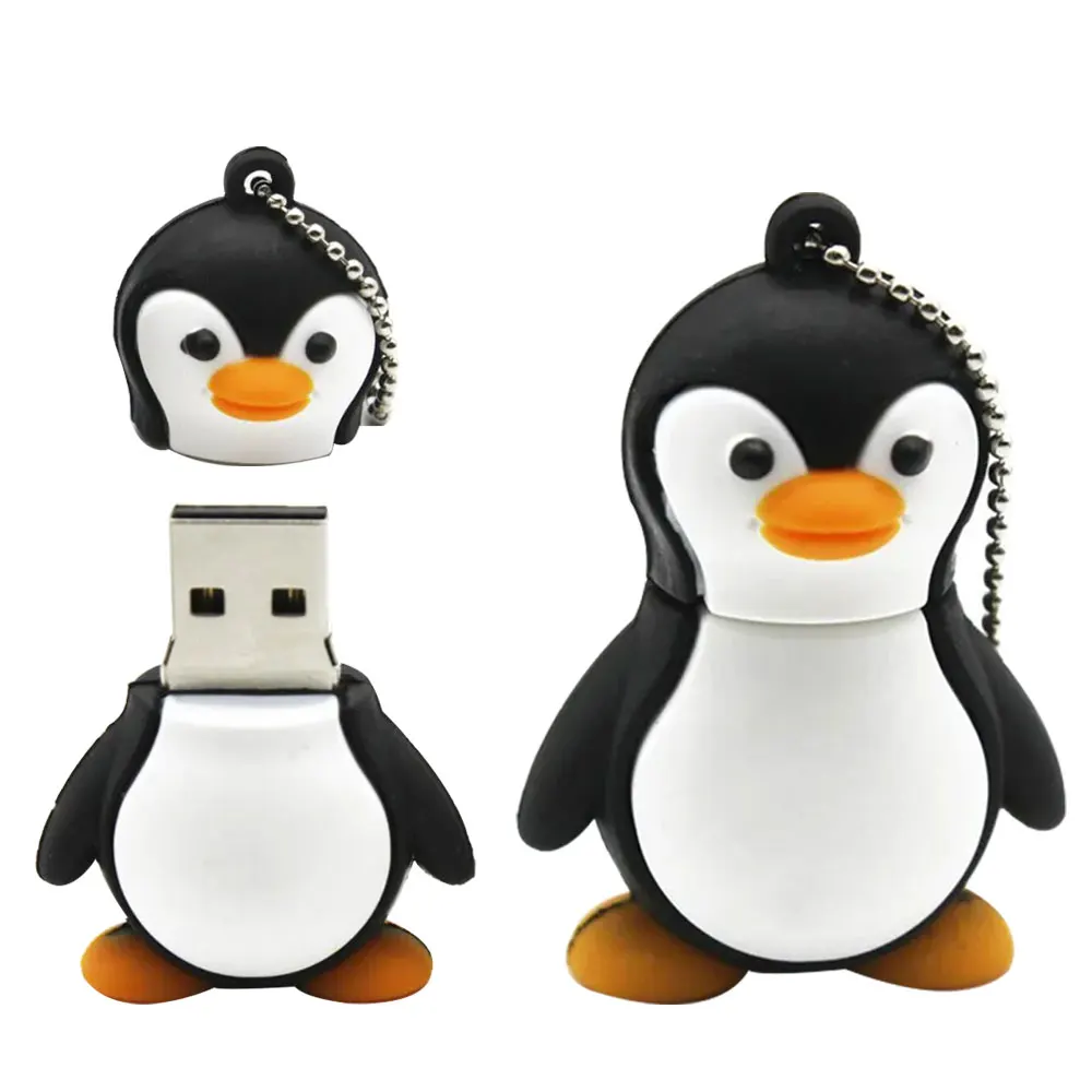 Lovely Penguin Animal 4GB 8GB 16GB USB 2.0 flash drive 32GB 64GB 128GB ...