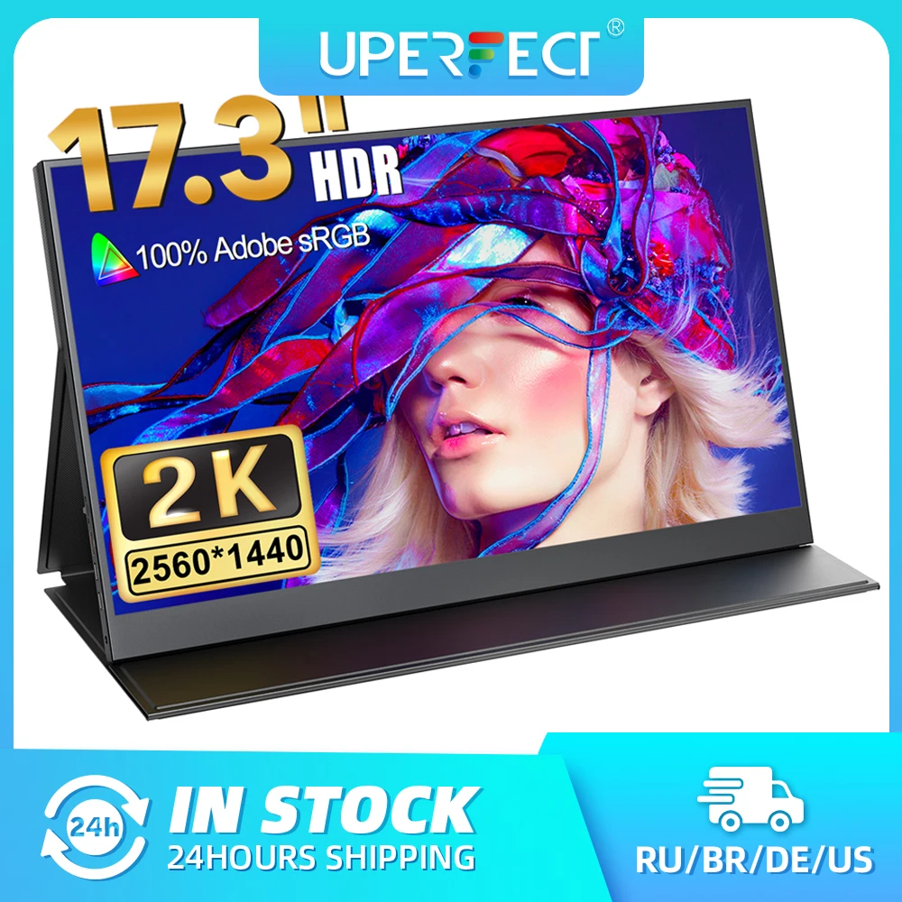 Monitor-port-til-UPERFECT-2K-17-3-polegadas-QHD-FreeSync-HDR-IPS-100 ...